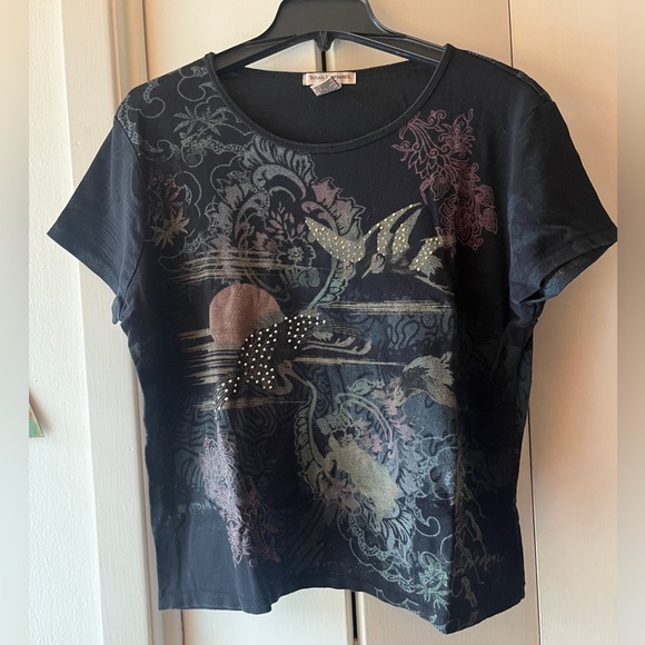 Susan Lawrence | Tops | Susan Lawrence X Y2k Floral Sunset Design ...